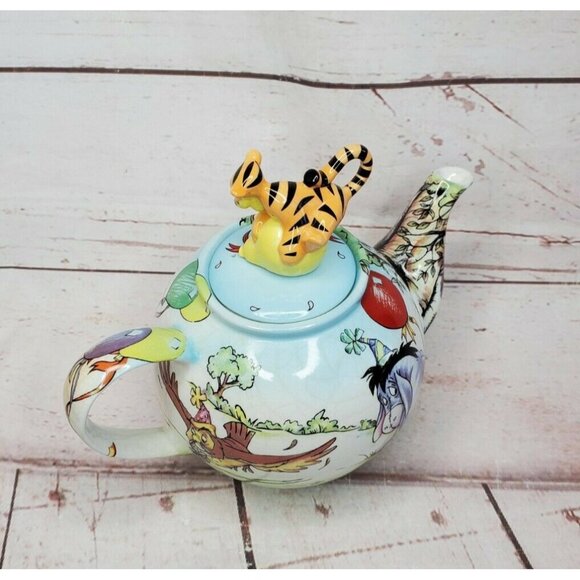 Disney | Accents | Poohs Birthday Party Disney Character Teapot ...